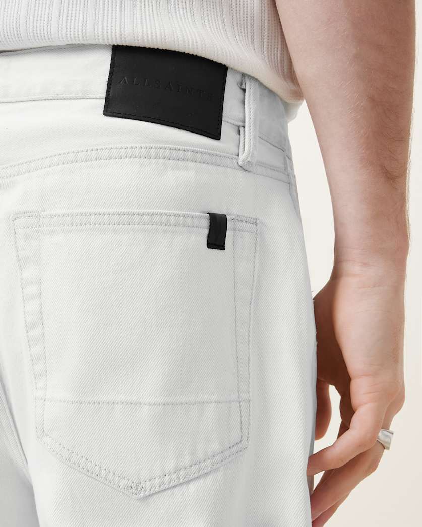 Lenny Loose Fit Wide Leg Denim Jeans BLEACH WHITE | ALLSAINTS